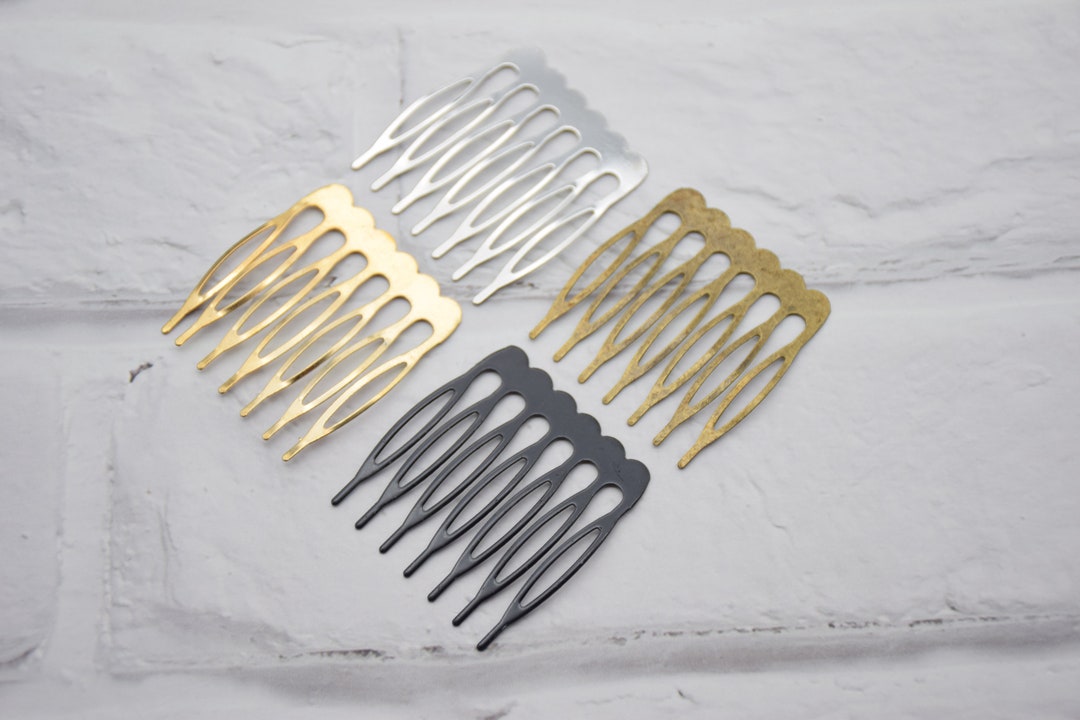 20 Metal Hair Combs,wire Combs,wedding Bridal Combs,hair Accessory,head ...