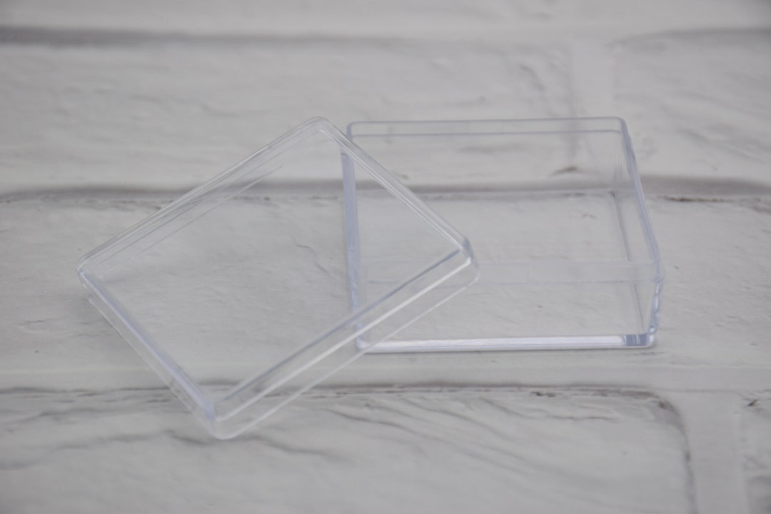 10pcs Square Clear Plastic Box,transparent Plastic Box,container Box ...