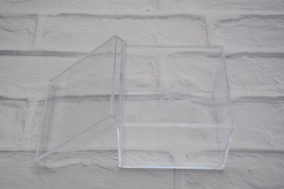 1pcs Square Clear Plastic Boxtransparent Boxcontainer | Etsy