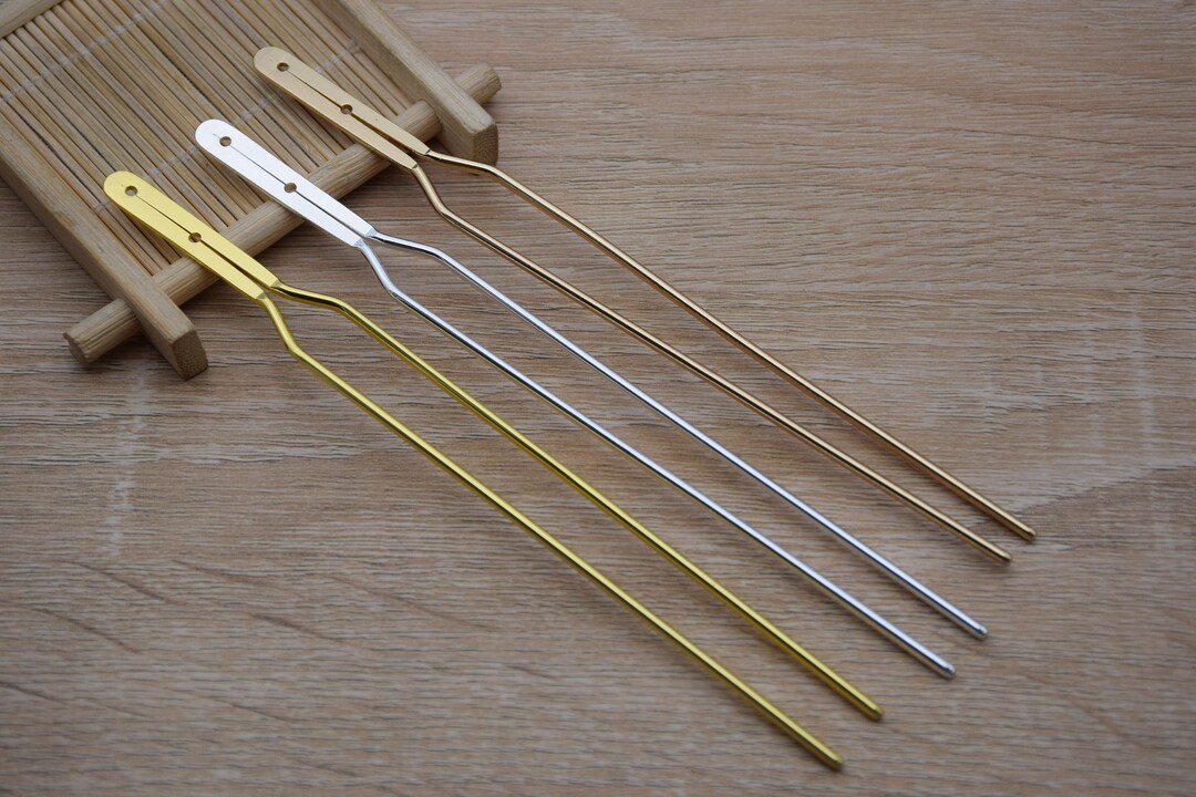 2 Metal Hair Fork,hair Combs,wedding Bridal Combs,hair Pins,hair Picks ...