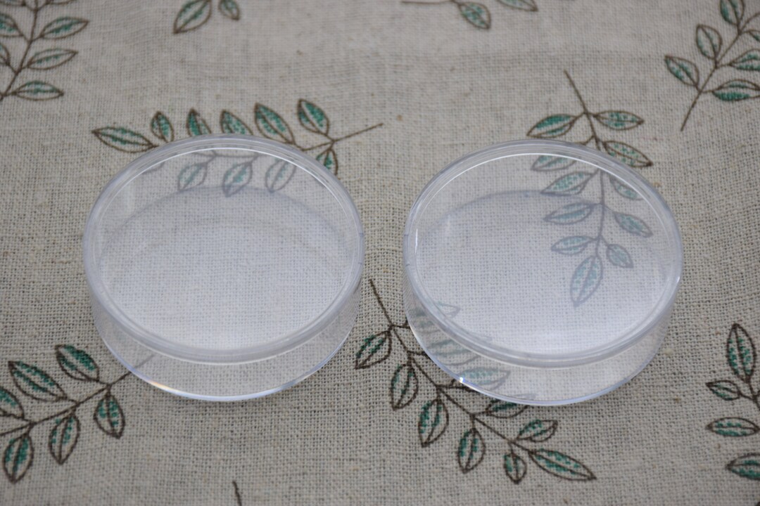 10pcs Round Clear Plastic Box,transparent Plastic Box,container Box,lid ...