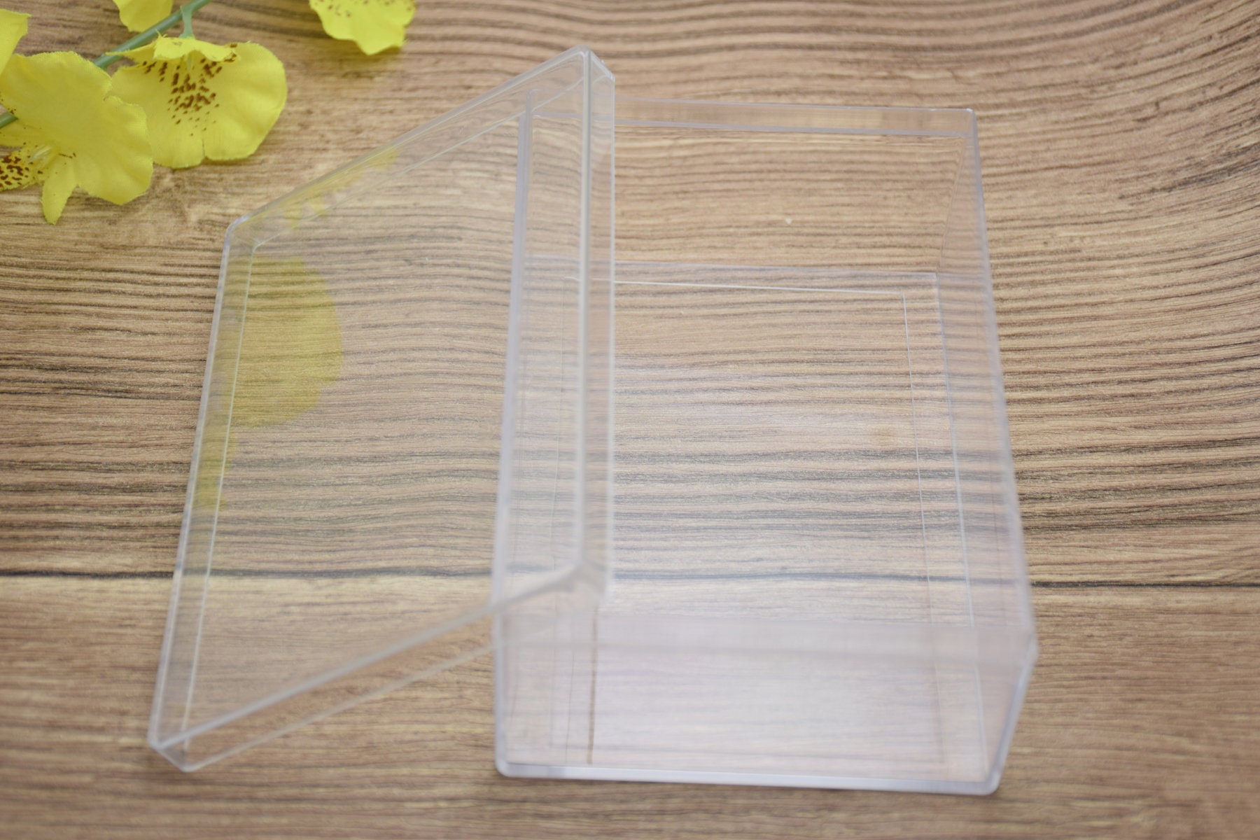 2pcs Rectangle Clear Plastic Boxtransparent Plastic - Etsy