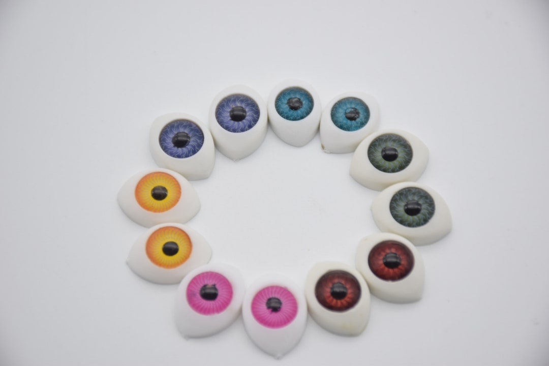 50 Resin Adorable Eye Ball Eyeball Eyes Charms DIY Jewelry Decoden ...
