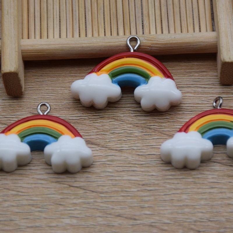 Rainbow Charm - Etsy
