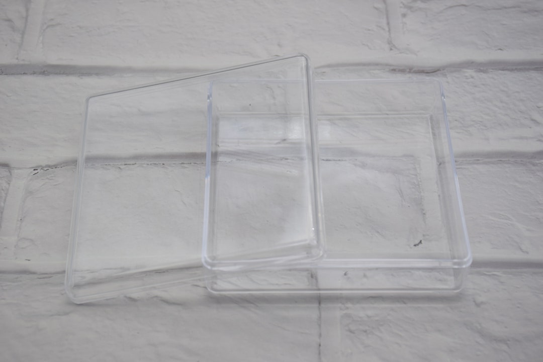 1pcs Square Clear Plastic Box,transparent Box,container Box,lid Box ...