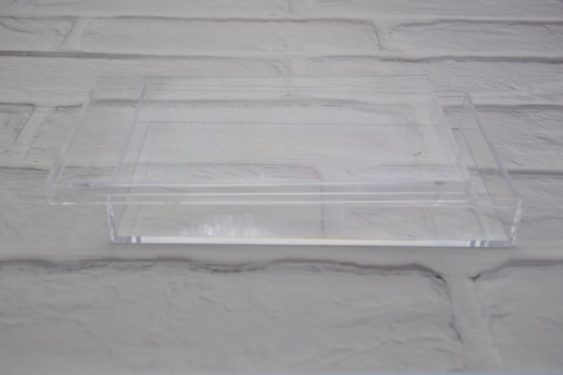 2pcs Rectangle Clear Plastic Box,transparent Plastic Box,container Box ...