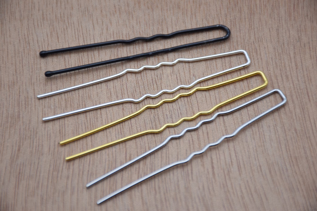 50 Hair Stick,metal Hair Pin,u Shaped Hair Pin,hair Fork,hair Bun ...