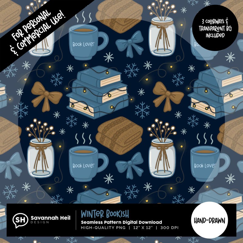 Hand Drawn Doodle Bookish - Etsy