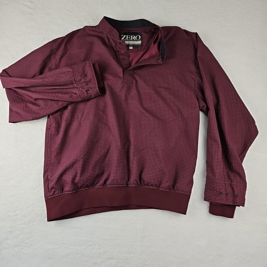 Zero Restriction Golf Jacket Windbreaker Mens Med Purple Black ...