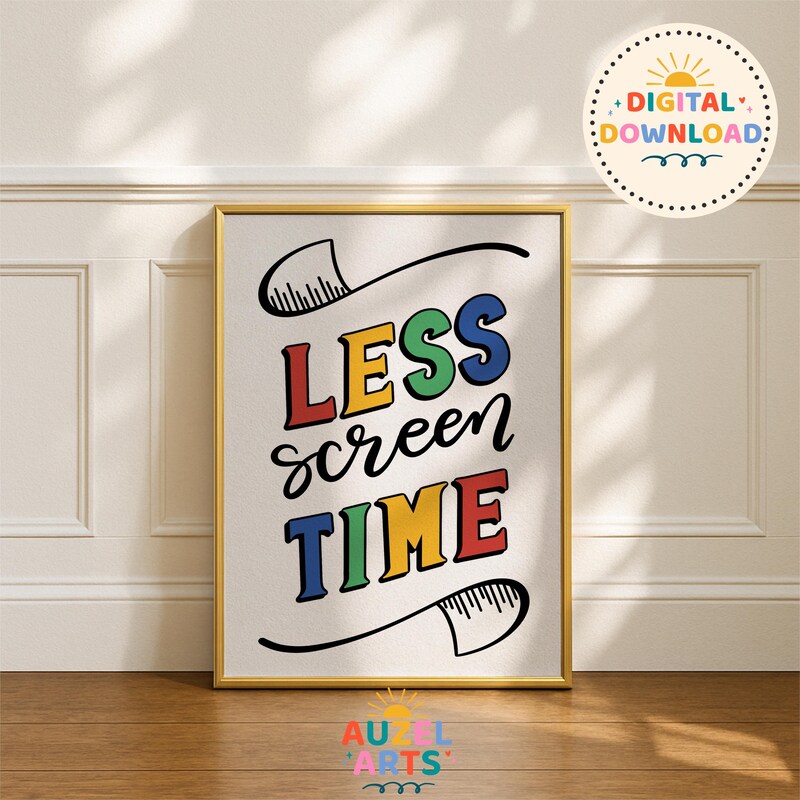Screen Time Posters - Etsy