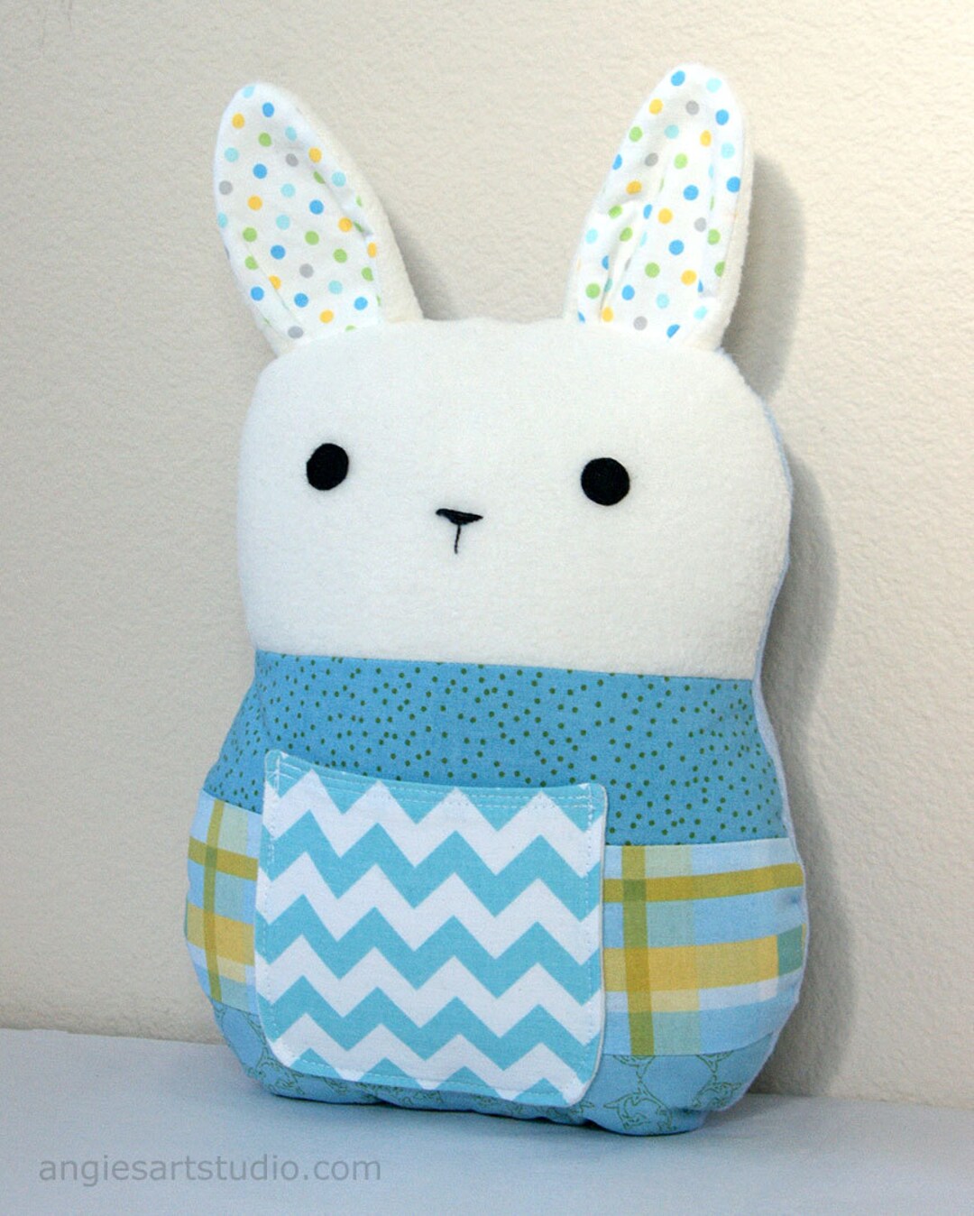 Patchwork Bunny Tooth Fairy Pillow Plush Bunny Stuffed - Etsy