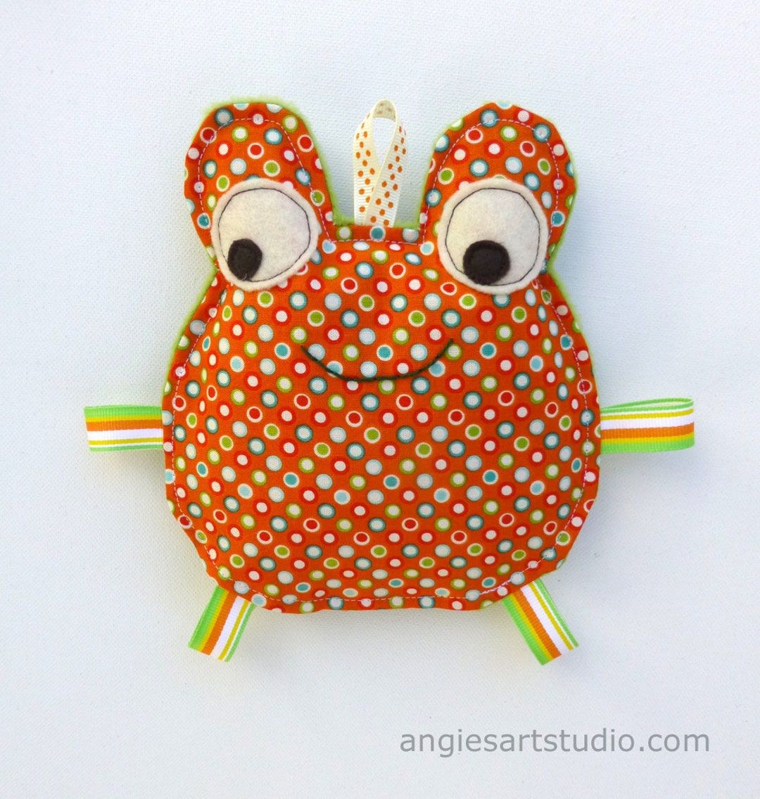 Fred the Frog Baby Toy Crinkle Toy Great Unisex Baby Gift - Etsy Israel