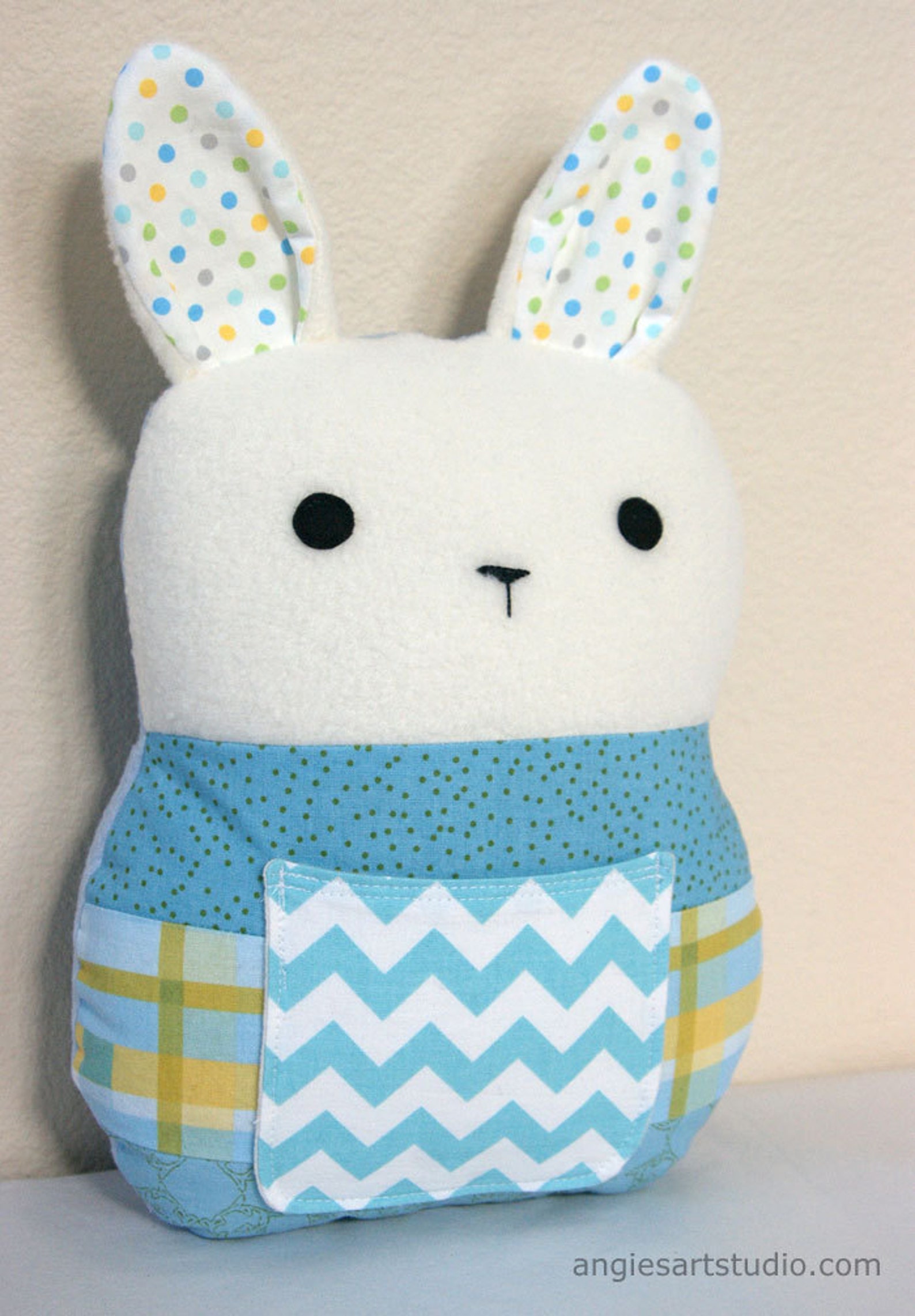 Patchwork Bunny Tooth Fairy Pillow Plush Bunny Stuffed - Etsy