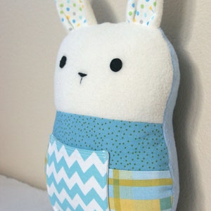 Patchwork Bunny Tooth Fairy Pillow Plush Bunny Stuffed - Etsy