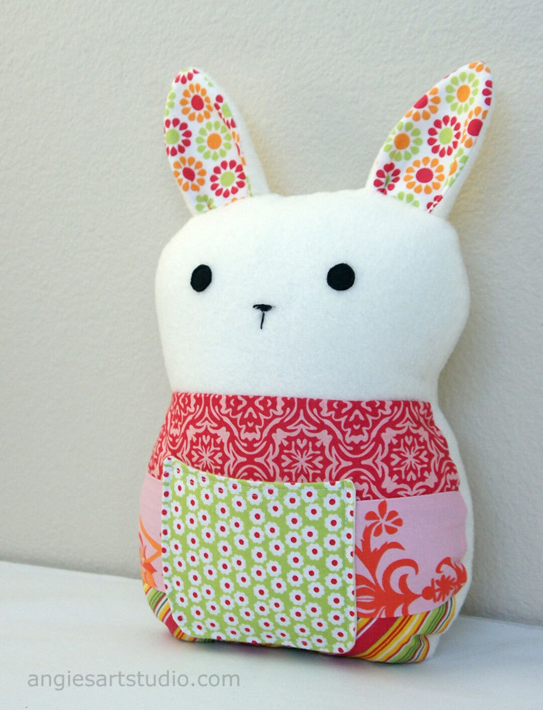 Patchwork Bunny Tooth Fairy Pillow Rabbit Plush Toy Stuffed - Etsy