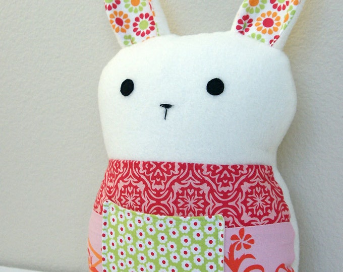 Patchwork Bunny, Tooth Fairy Pillow, Rabbit Plush Toy, Stuffed Animal ...
