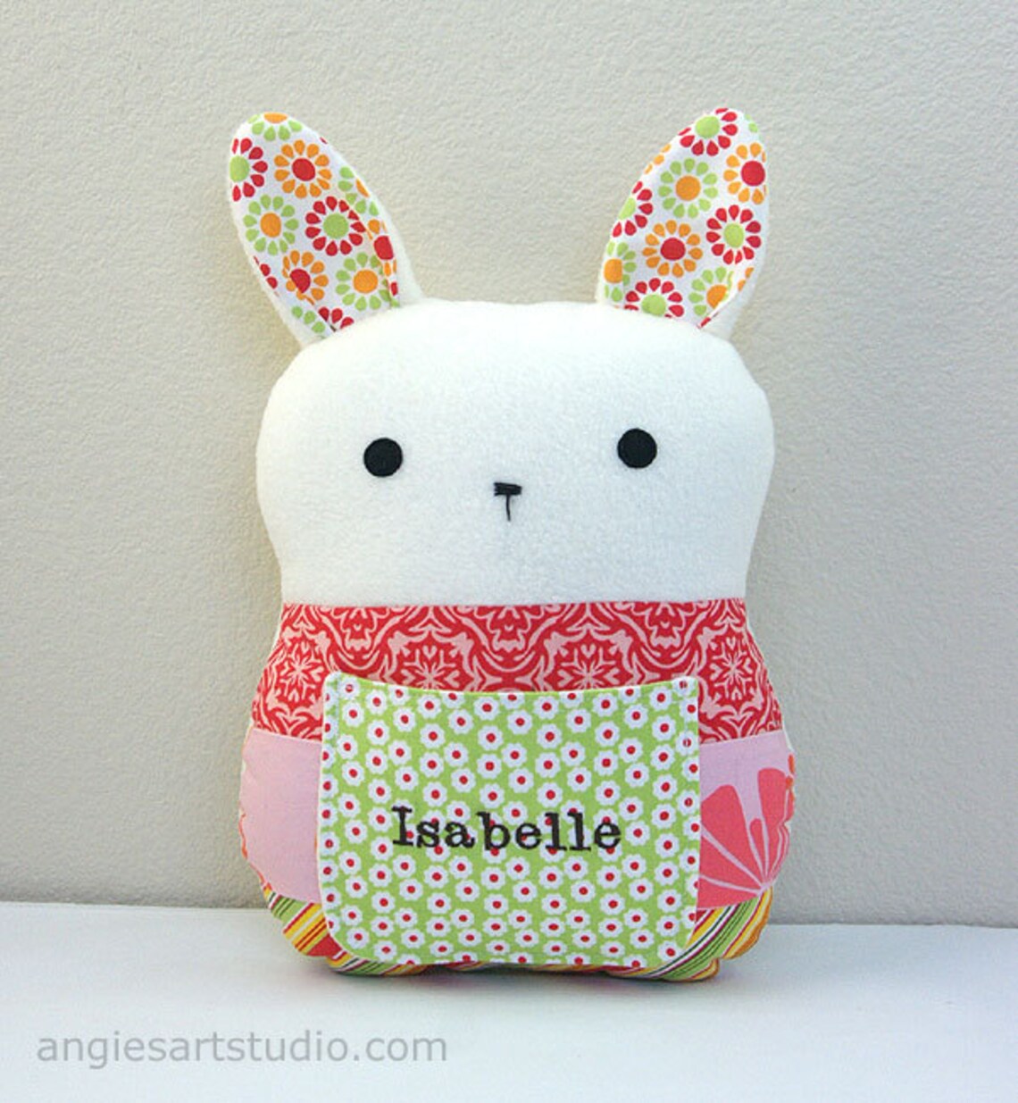 Patchwork Bunny Tooth Fairy Pillow Rabbit Plush Toy Stuffed | Etsy