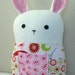 Patchwork Bunny, Tooth Fairy Pillow, Rabbit Plush Toy, Stuffed Animal ...