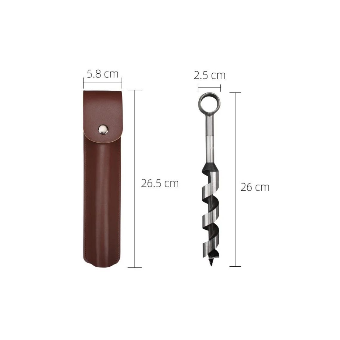 Hand Auger Wrench Tool: Bushcraft Wood Drill for Camping & Survival - Etsy