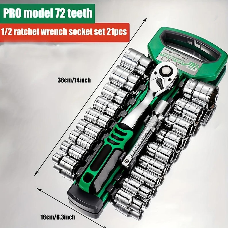 72-piece Mechanic Socket Wrench Set: Auto Repair Tool Kit - Etsy