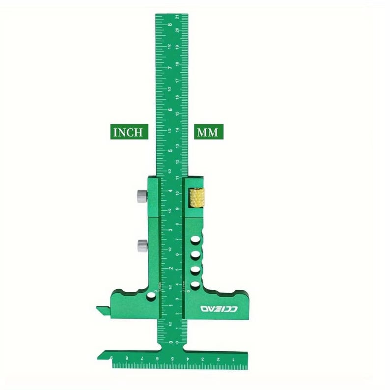 Precision Sliding Edge T-square Ruler | Adjustable Woodworking Scriber ...