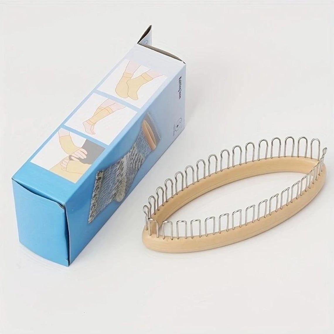 Sock Knitting Loom Kit: DIY Weaving Tool Set With Steel Extenders - Etsy UK