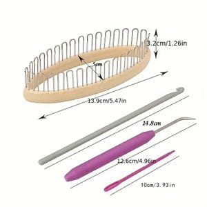 Sock Knitting Loom Kit: DIY Weaving Tool Set With Steel Extenders - Etsy