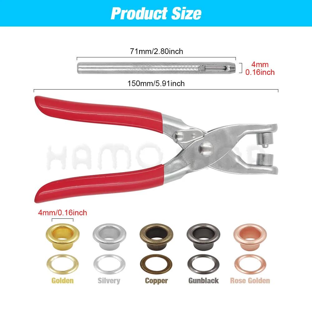 Grommet Eyelet Plier Set: Hole Punch Tool Kit With 100 Metal Eyelets - Etsy