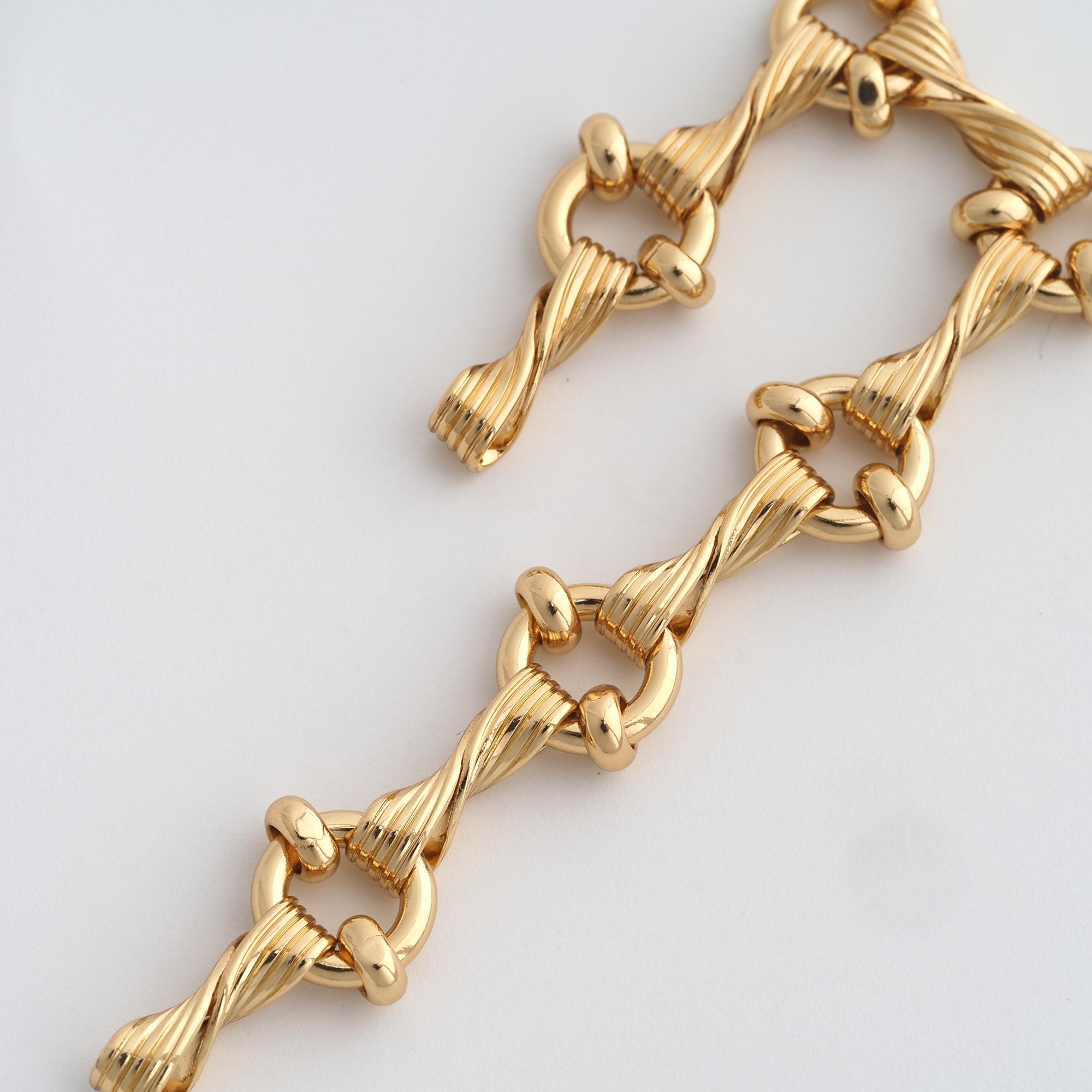 1 Meter Gold Figure 8 Chains,18k Gold Filled Semi Finished Chains for ...
