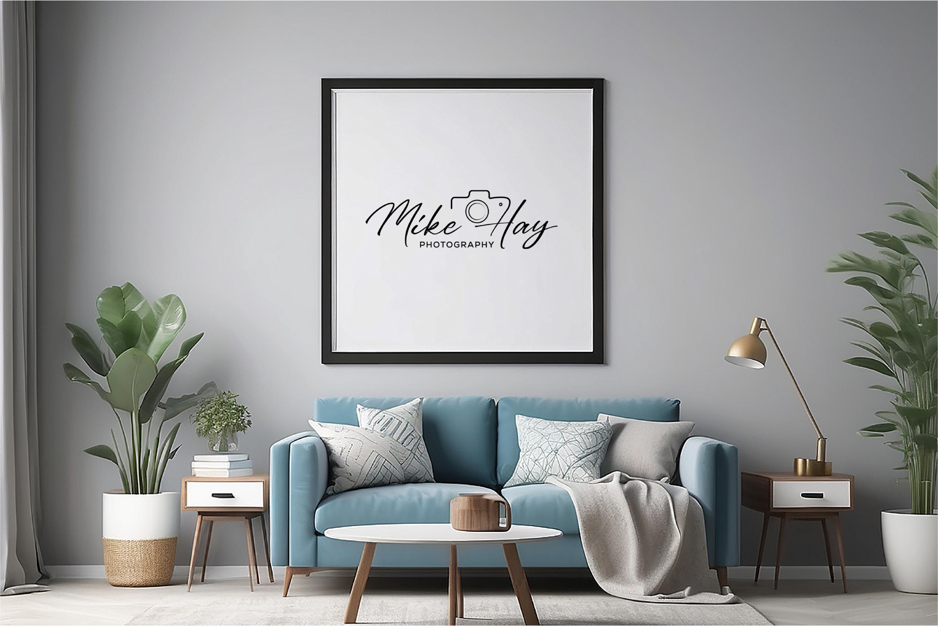 Personalized Photographer Signature Logo Design: Minimalist Camera ...