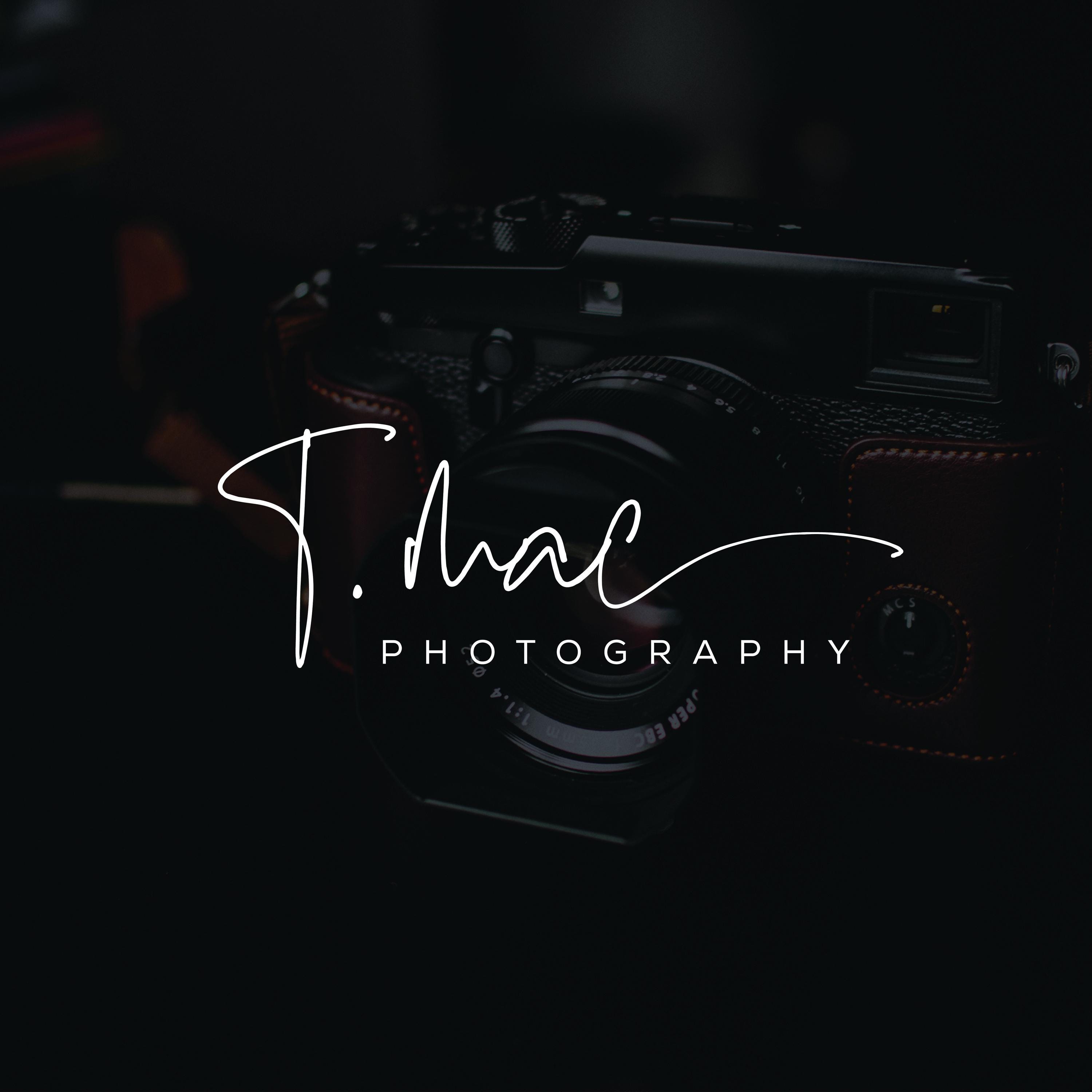 Elegant Photography Logo Design: Customizable Personal Branding - Etsy