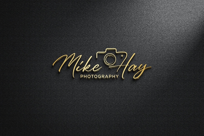 Personalized Photographer Logo Design - Elegant Minimalist Camera ...