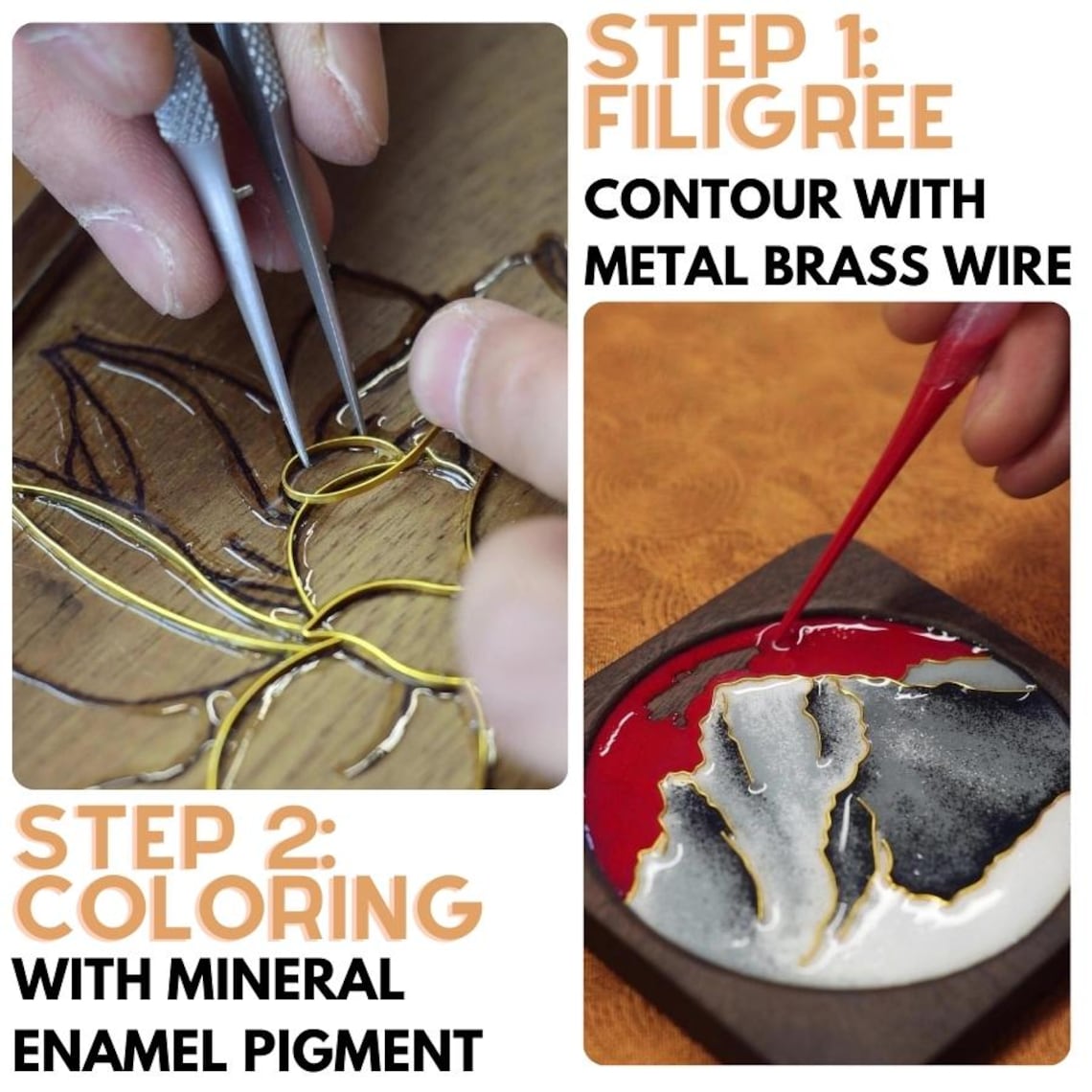 3D DIY Cloisonne Filigree Enamel Paint by Numbers Kit-all in One ...