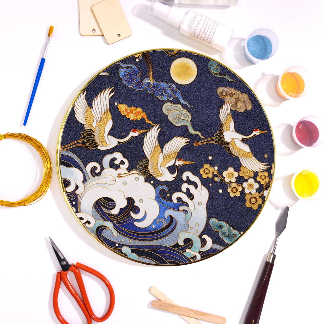 DIY Cloisonne Enamel Painting Kit: Beginner-friendly Craft, Home Decor ...