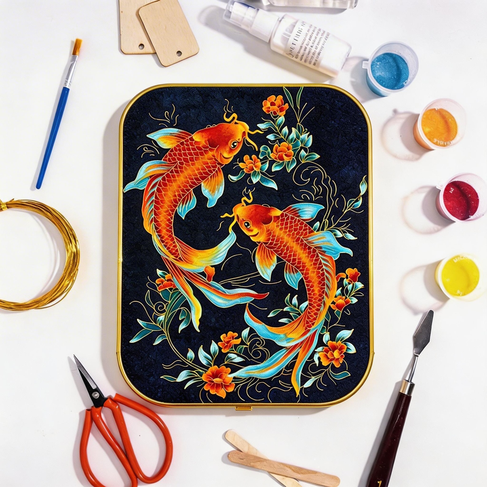 DIY Cloisonne Enamel Painting Kit: Beginner-friendly Craft, Home Decor ...