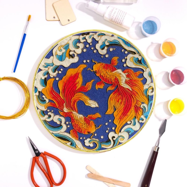 DIY Cloisonne Enamel Painting Kit: Beginner-friendly Craft, Home Decor - Etsy