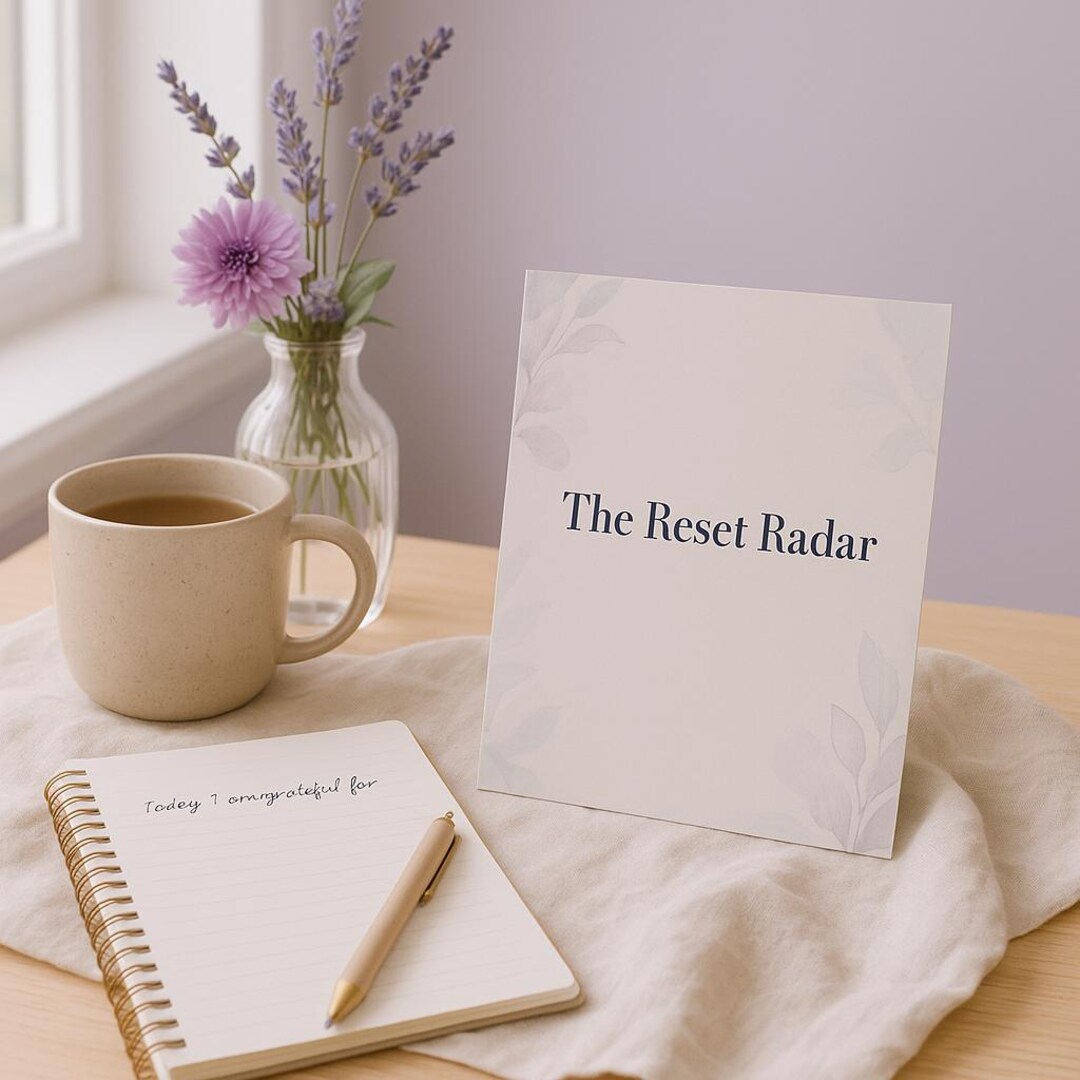 The Reset Radar – Self-care Mood & Energy Tracker | Digital Printable ...