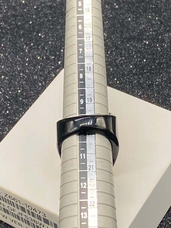 Vintage bakelite domino prison ring - Gem