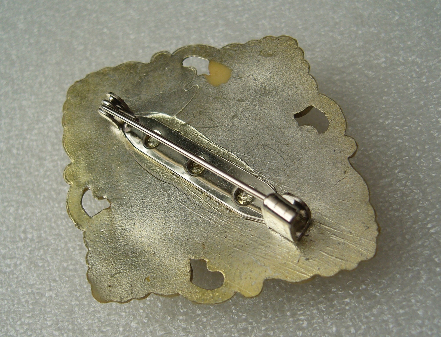 Vintage Early Plastic Pin / Brooch - Etsy