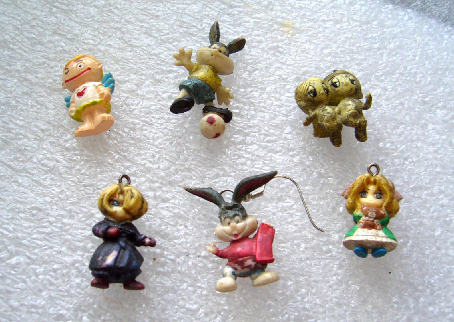 Vintage Different Little Figurines Charms Bunnies, Children, Whitch - Etsy
