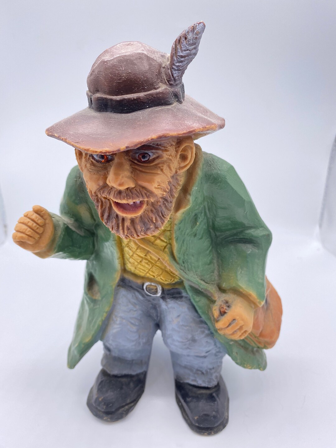 Vintage West Germany HEICO Rubber Troll Hand Painted - Etsy