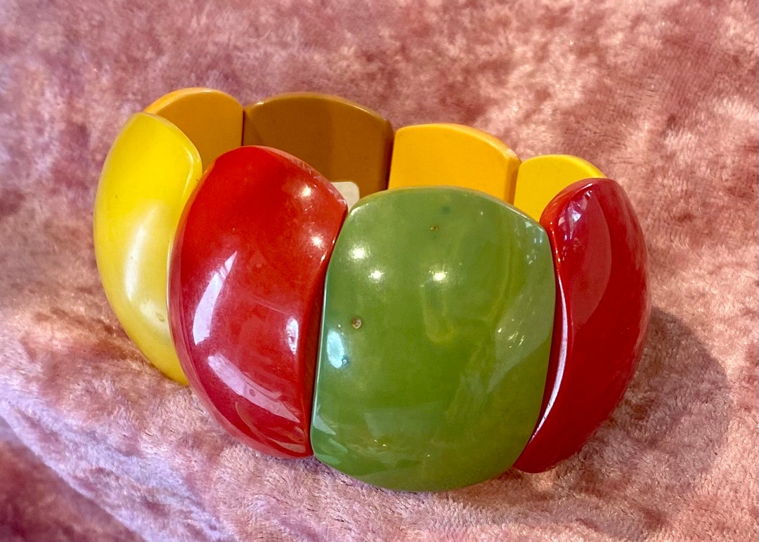 Vintage Bakelite Catalin Billiard Pool Ball Bracelet Multi Colors - Etsy