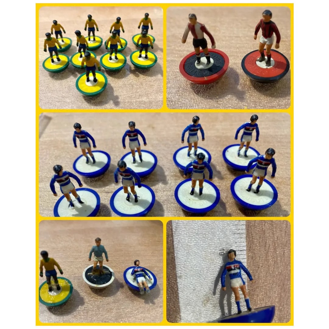 Vintage Subbuteo Soccer Players Figurines Lot of 19 3 Glued - Etsy