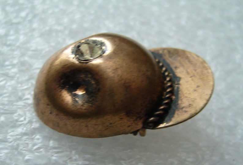 Two Vintage 1950's Painted Copper Hat Pins Brooches Pop Art - Etsy