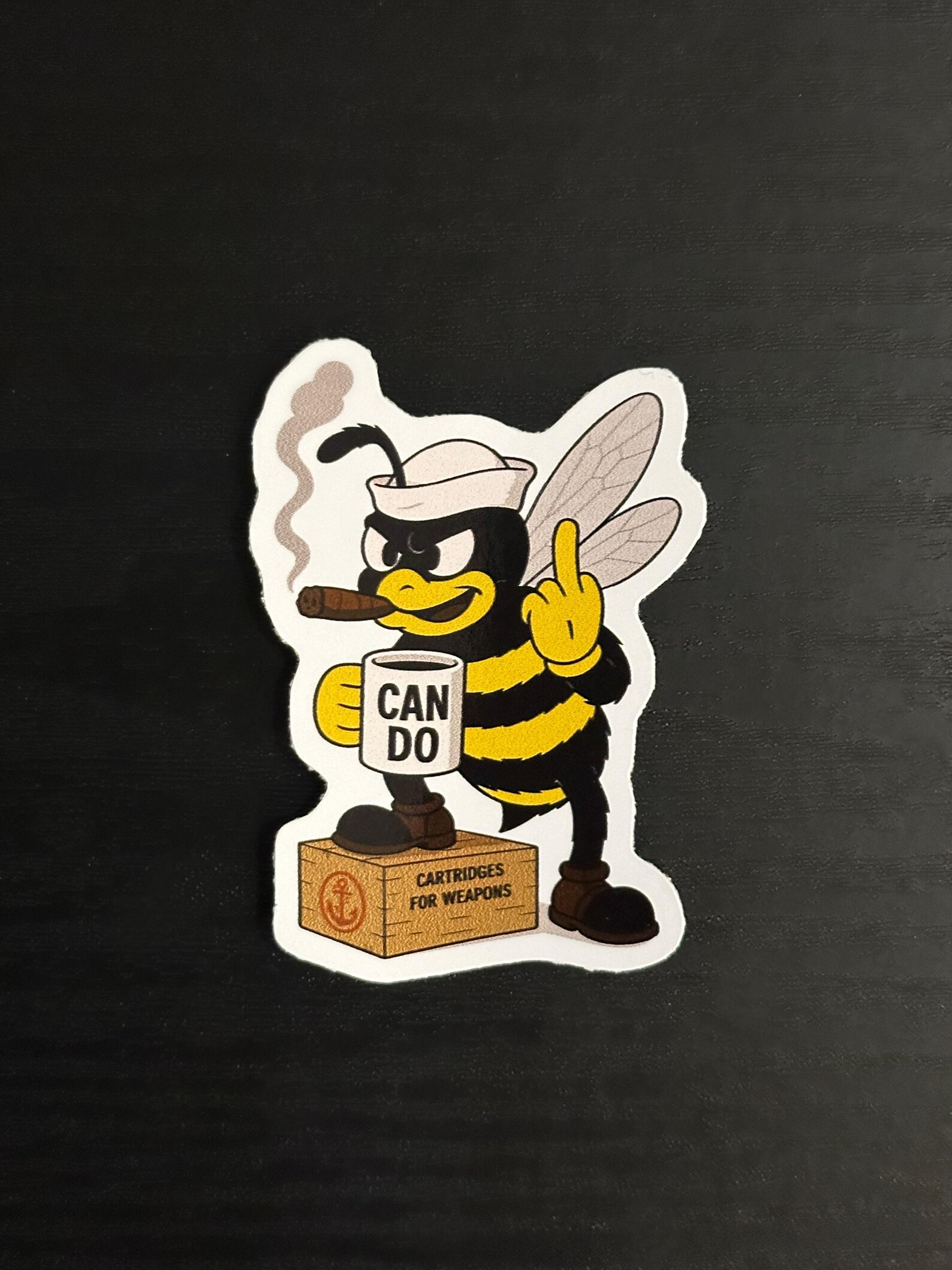 Military Bee Sticker I Seabee Sticker - Etsy