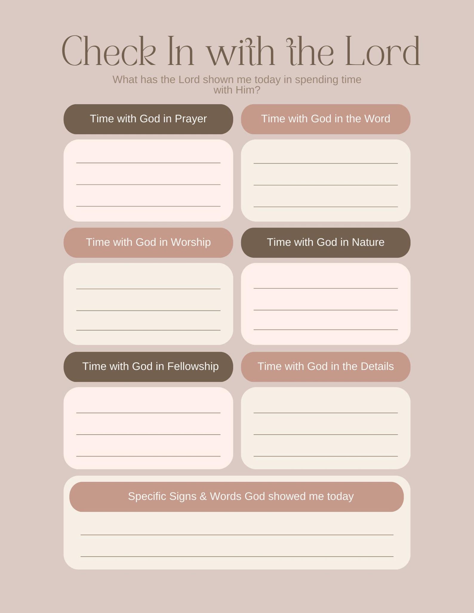 Faith-based Daily Planner | Printable PDF | Set Apart Stationery ...