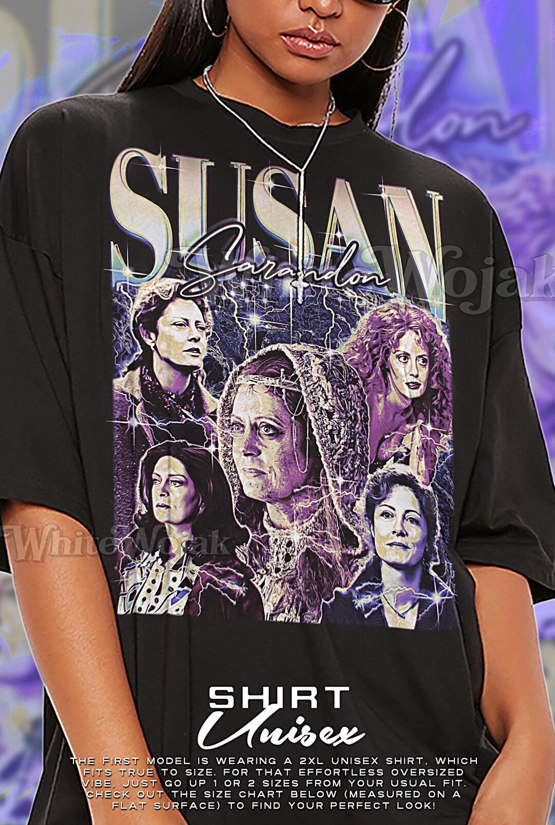 Susan Sarandon Shirt, 90s Vintage Retro Bootleg Susan Sarandon T-shirt ...
