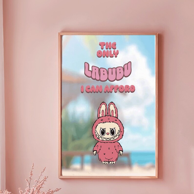 Adorarble Labubu Poster for Baddies on a Budget - Etsy