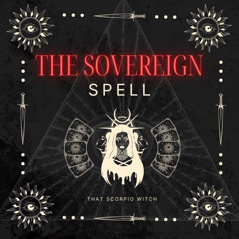 The Sovereign Spell | Printable PDF Ritual for Power & Boundaries ...