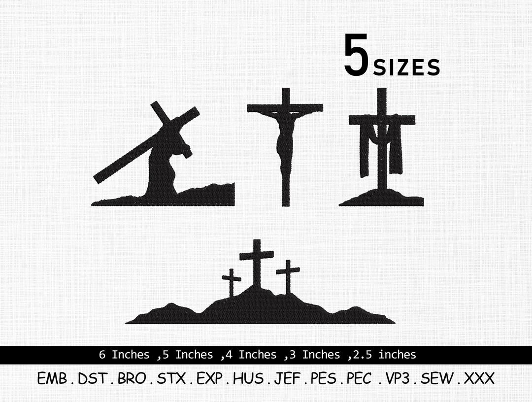 Cross Embroidery Design, Religious Embroidery Design, Christians ...